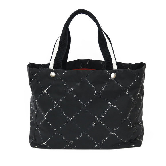 CHANEL | Bags | Chanel Travel Polyester Bag Black | Poshmark